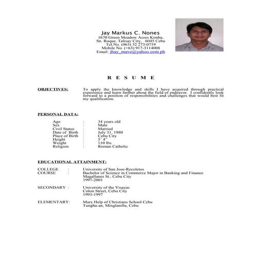 JMCN Resume | DOC