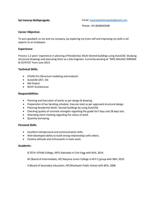 CV_Sai Iswarya Bollapragada | PDF CV_Sai Iswarya Bollapragada | PDF