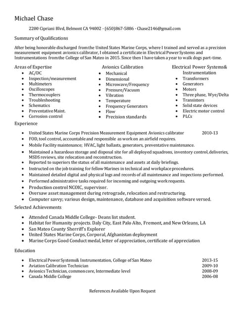 West, James Resume Final | PDF