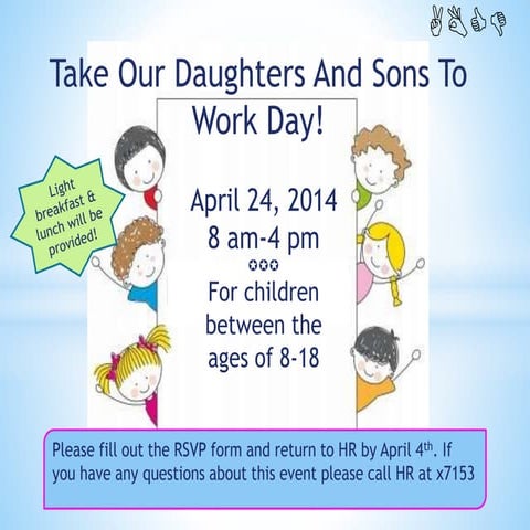 kids to work day slide | PPTX