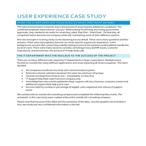 UX Case Study | PDF