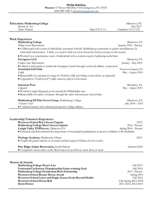Build Your Own Resume | RTF