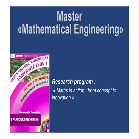 Master Mathematical Engineering | PDF | Geology | Science