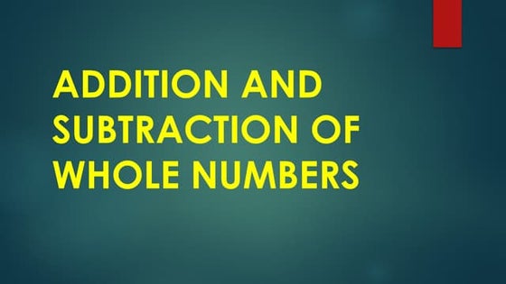 The four fundamental operations | PPTX | Homework and Study | Education