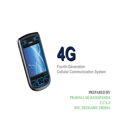 4 G TECHNOLOGY | PPT