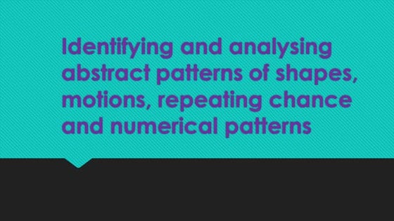 Patterns in nature | PPTX | Science