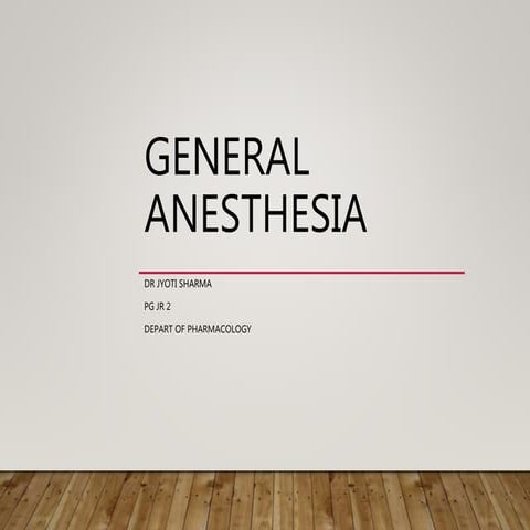 4 generalanesthesia | PPT