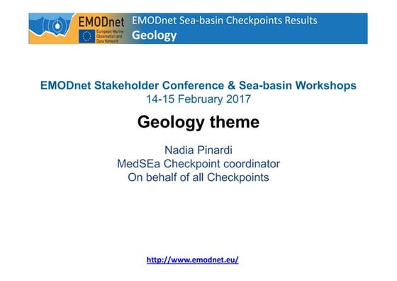 Outputs and recommendations from the Baltic Sea-basin Checkpoint ...