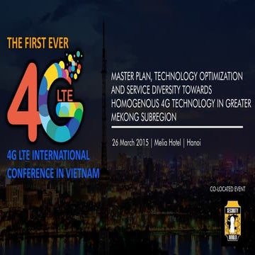 4G LTE International Conference - Event Overview | PDF
