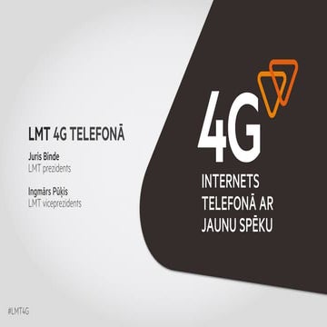 LMT 4G internets telefonā | PDF