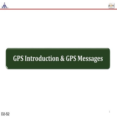 #4 gps introduction & gps messages | PPT