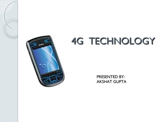 presentation on 4g technology | PPT