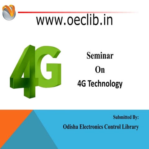 4g technology ppt | PPTX