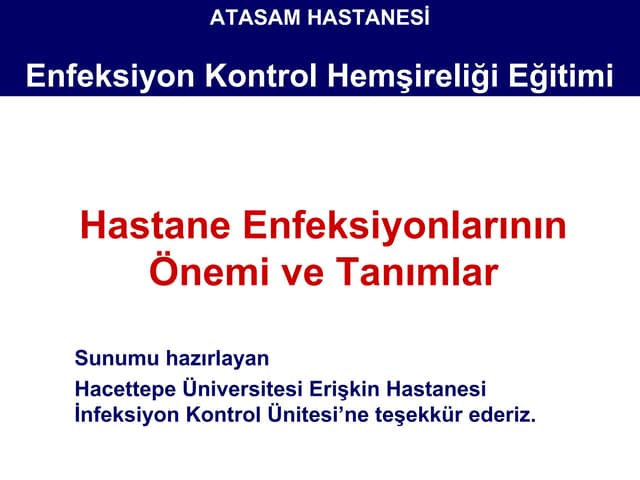 El hi̇jyeni̇ eği̇ti̇mi̇ sunumu | PPTX
