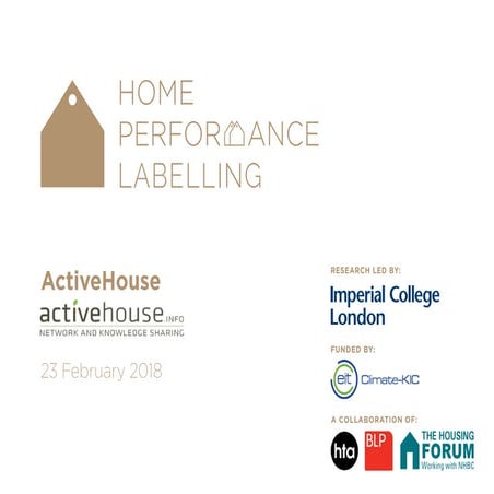 Home Performance Labelling | PDF