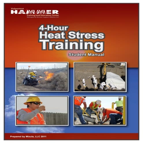 Heat stress training student manual 508 | PDF