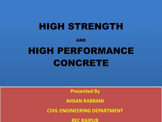 Types of CONCRETE | DOCX | Science