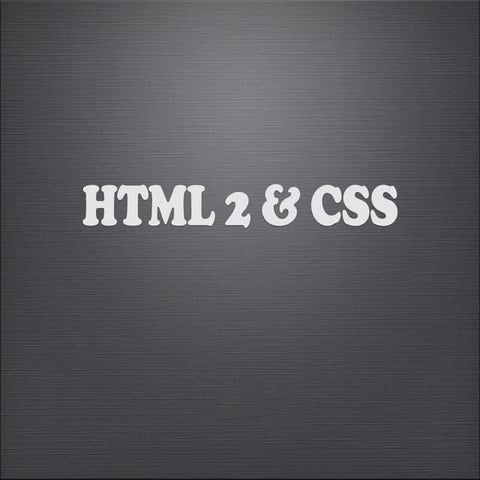 4 html 2_ht13 | PPT