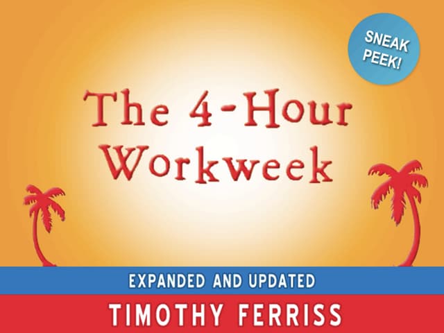 The 4 Hour Workweek the-4-hour-workweek