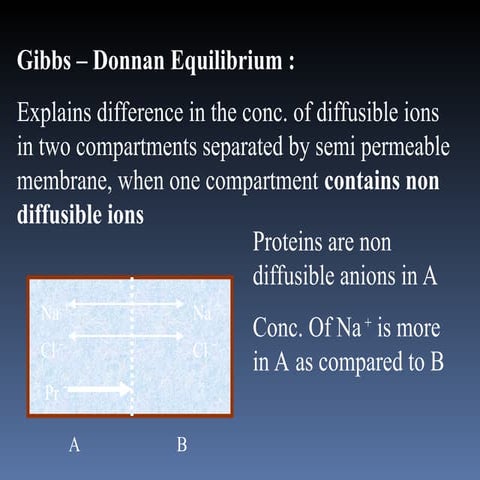 The Gibbs- Donnan equilibrium. | PDF