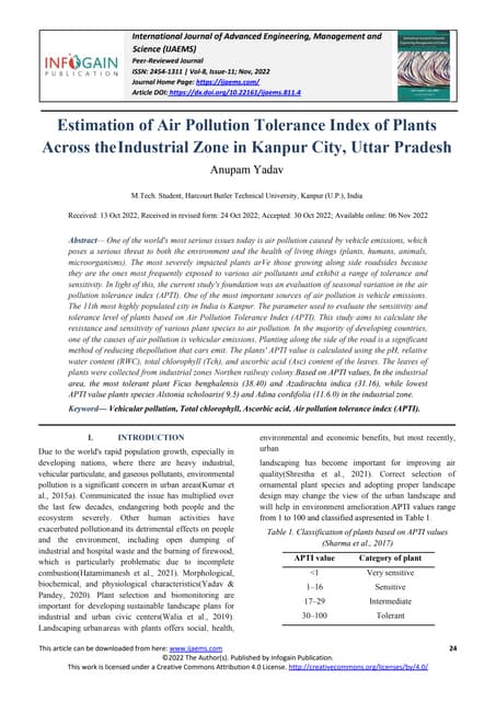 A Comparative Assessment of Air Pollution Tolerance.pptx