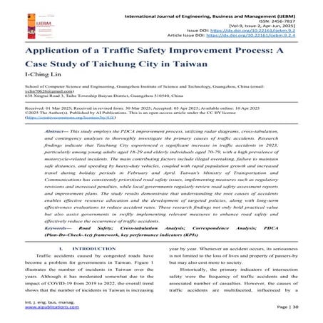 Application of a Traffic Safety Improvement Process: A Case Study of ...