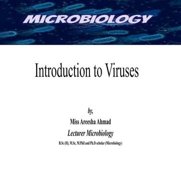 Introduction to Viruses | PPTX
