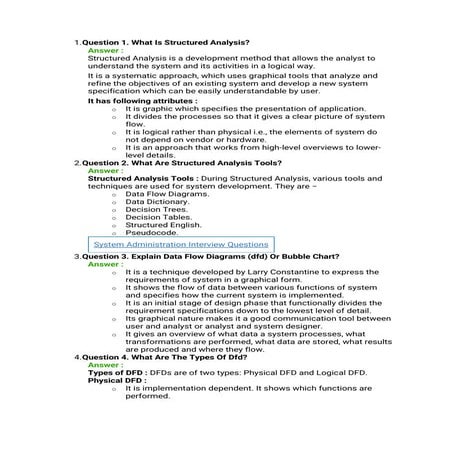 4 IT Interview Question.pdf | Operating Systems | Computer Software and ...