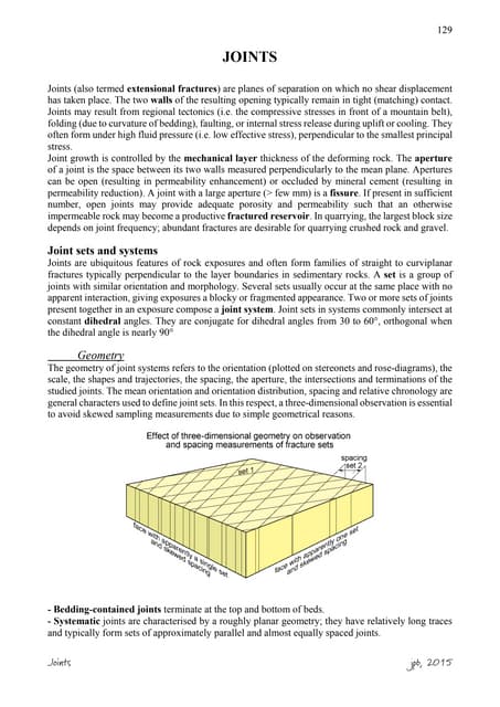 Joints (Geology) | PPTX