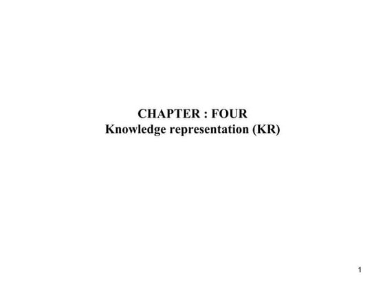Knowledge representation In Artificial Intelligence | PPTX | Programming Languages | Computing