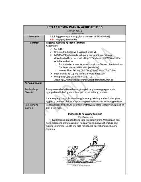 detailed lesson plan in science grade VI | PDF