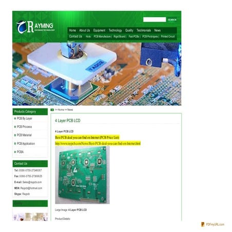 Our production capability for flexible pcb & rigid pcb | PDF
