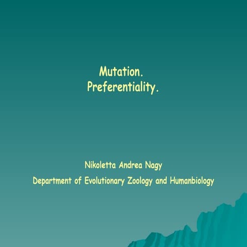 Mutation | PDF | Genetics | Science