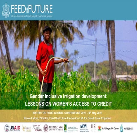 Empowering Women in Agriculture | PPTX