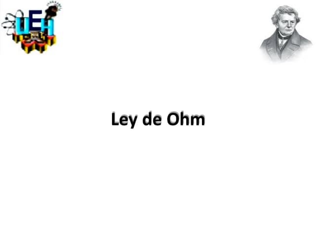 Ley De Ohm Ppt