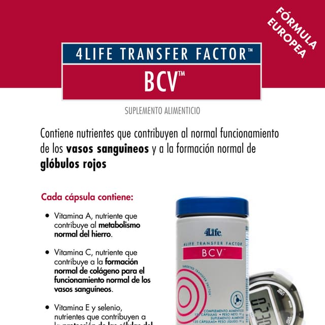 4Life Transfer Factor™ BCV™ | PDF