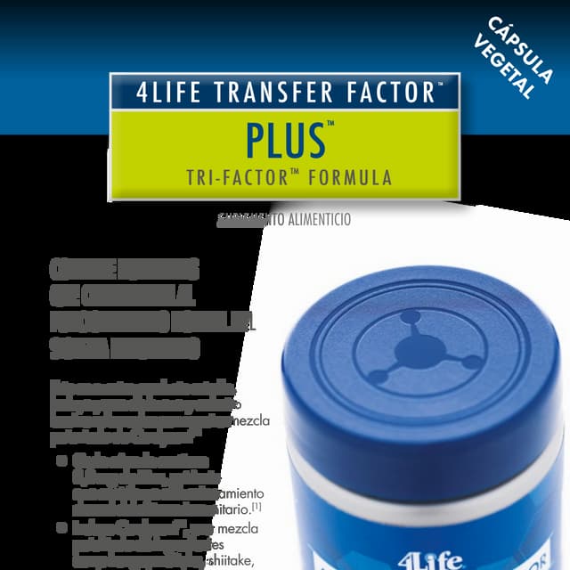 4Life® Transfer Factor Plus™ | PDF