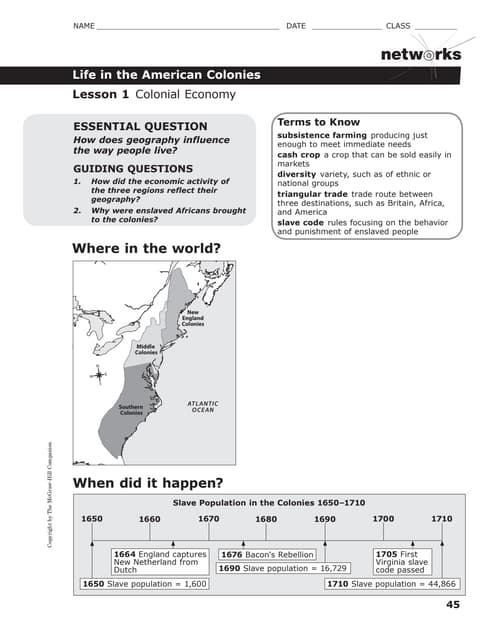 Key economic, political and social characteristics of the southern ...