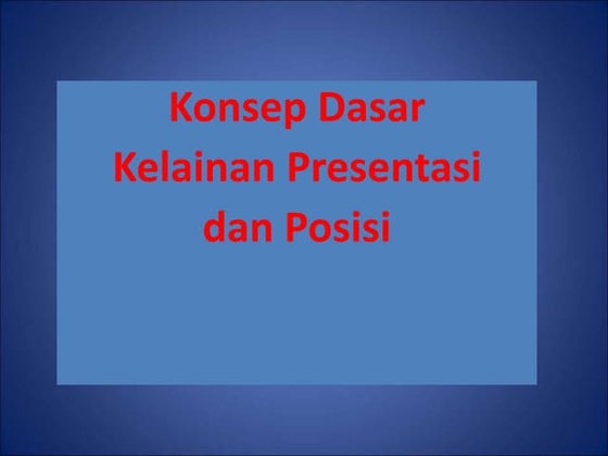 Presentasi muka | PPT