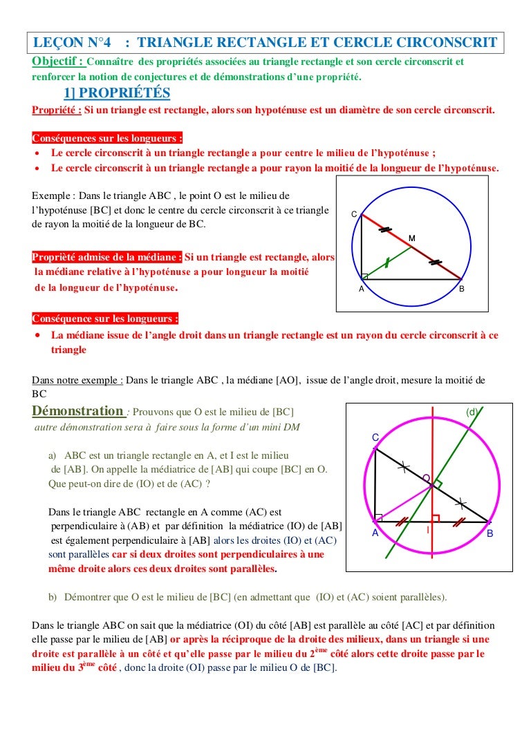 propriété angle droit