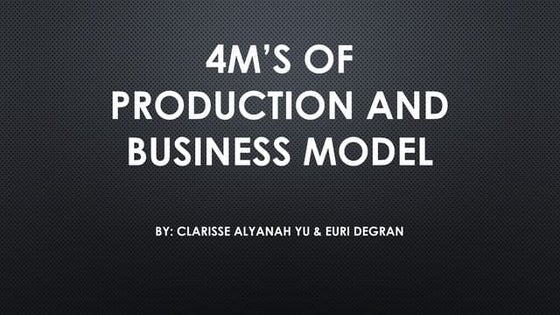 Entrepreneurship-Mod. 6 | PPTX | Business Administration | Business