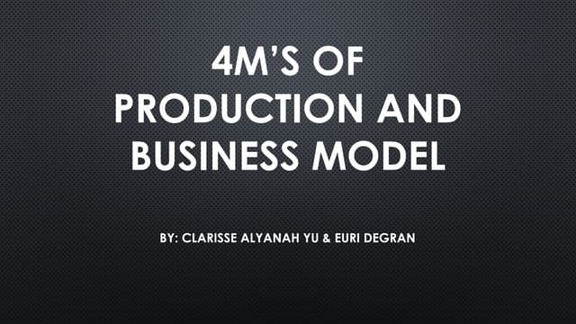 Demonstrate Understanding of the 4Ms of Operations.pptx