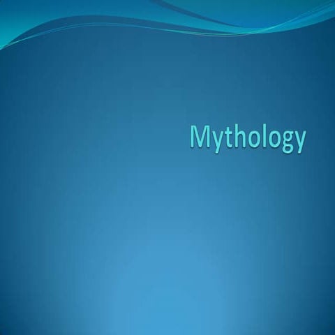 mythology | PPTX
