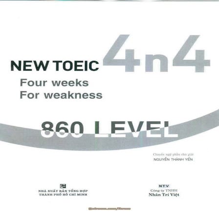 4n4 new toeic 860 level | PDF