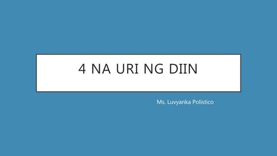 Mga uri ng diin | PPT