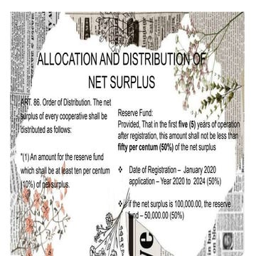 4 Net Surplus.pptx | Business Accounting & Finance | Business