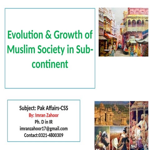 4 Oct 2024 Evolution of Muslim Society .pptx