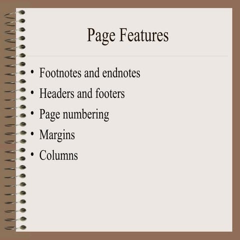 Footnotes and Endnotes and their features | PPT