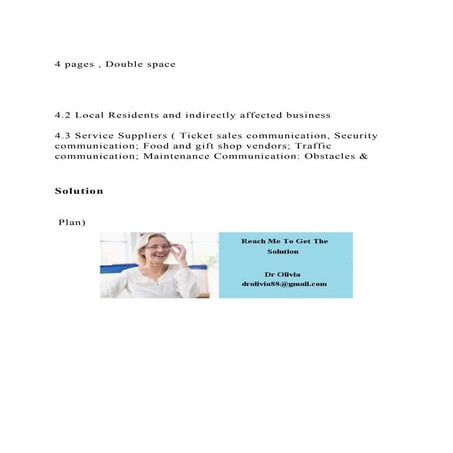 4 pages , Double space4.2 Local Residents and indirectly.docx