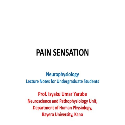 4_ Pain Sensation_ Neurophysiology _PDF_ | PDF